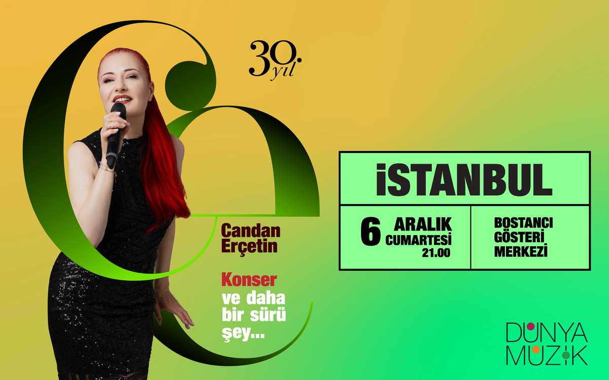 Candan Erçetin 30. Yıl Konseri İstanbul biletleri | Bubilet