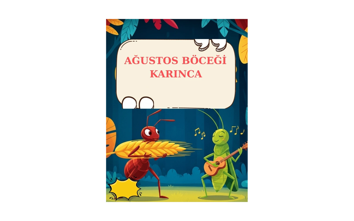 Ağustos Böceği Ve Karınca Oyunu Ankara biletleri | Bubilet