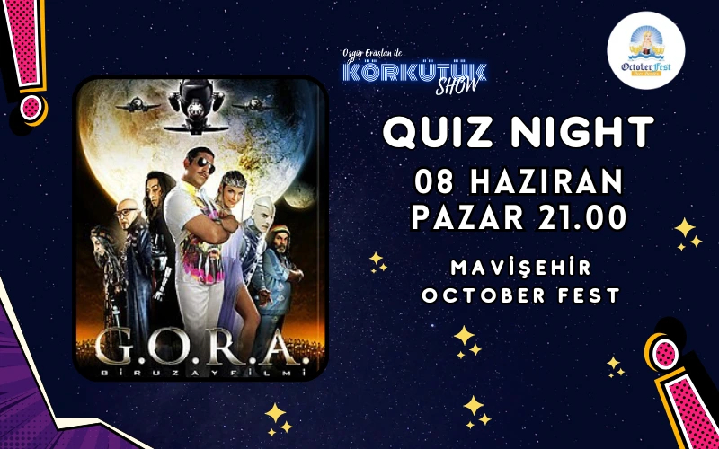 Mavişehir GORA & AROG Quiz Night! İzmir biletleri | Bubilet