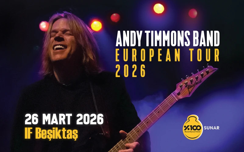 %100 Metal Sunar: Andy Timmons İstanbul biletleri | Bubilet
