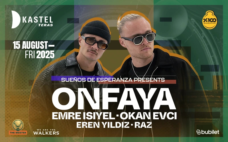 Kastel Teras | Sueños de Esperanza Presents: ONFAYA İstanbul biletleri ...