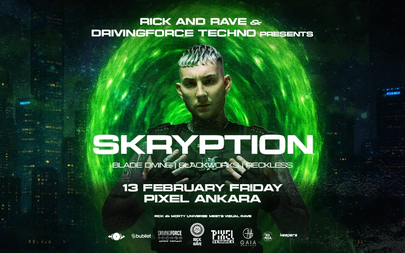 Rick&Rave Chapter 1 // “SKRYPTION” // Ankara biletleri | Bubilet