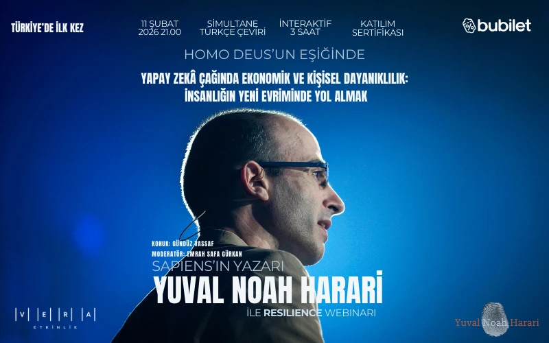 Yuval Noah Harari ile Resilience Webinarı Stuttgart biletleri | Bubilet