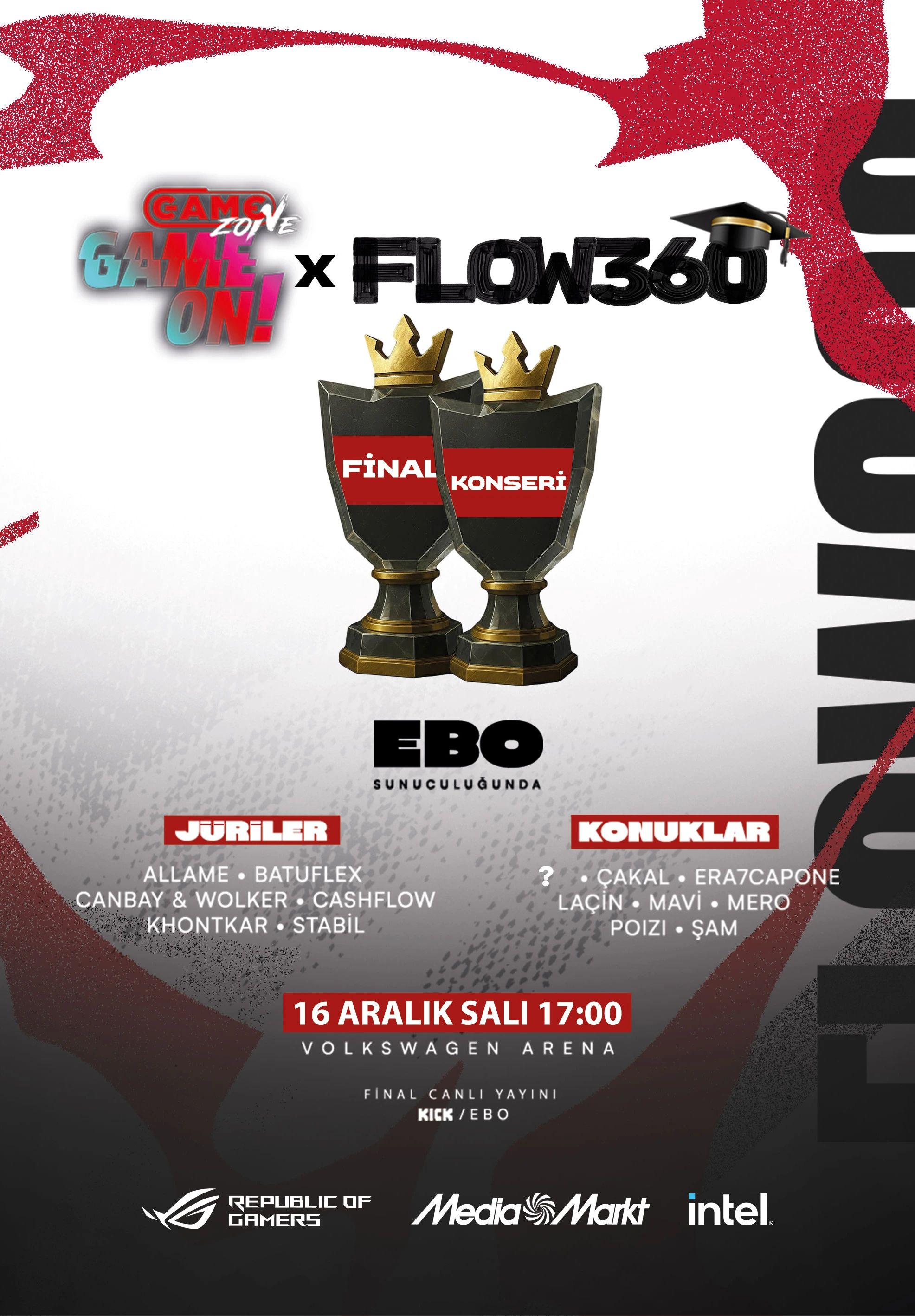 Game Zone Game On x FLOW360 Final Konseri İstanbul biletleri | Bubilet
