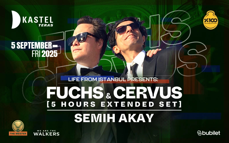 Kastel Teras | Fuchs b2b Cervus İstanbul biletleri | Bubilet