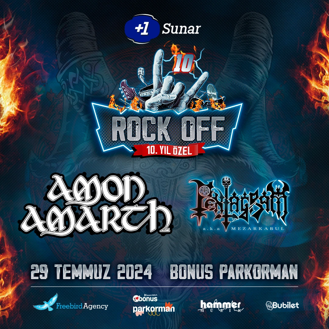 +1 Sunar: Rock Off 10. Yıl Özel (Amon Amarth) // 29 Temmuz 2024 ...