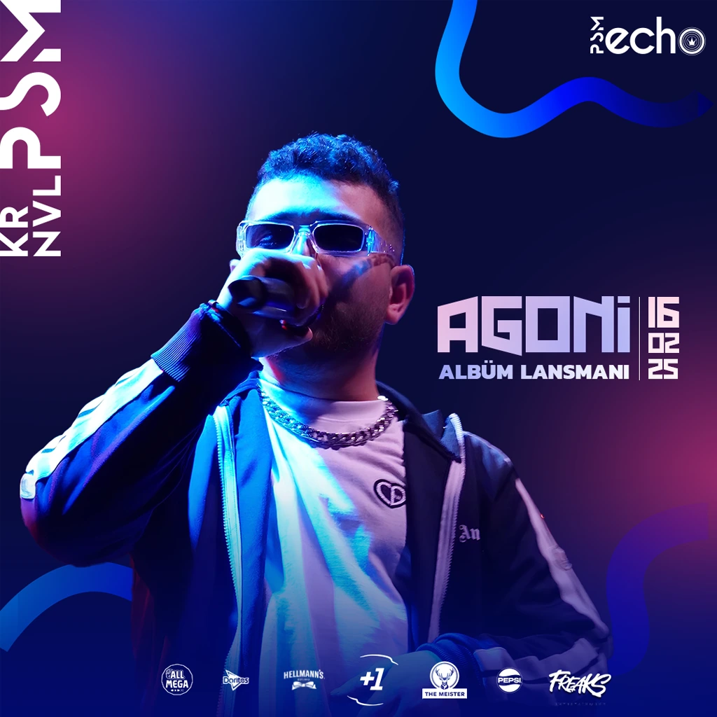 Agoni Albüm Lansmanı // 16 Şubat 2025 // PSM Karnaval - Echo Sahnesi - Ankara — konserlist