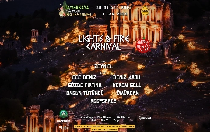 Kayserkaya Lights & Fire Carnival - İzmir Şirince Kayserkaya Dağ Evleri - 01 Ocak 2025 | OnlyEvent